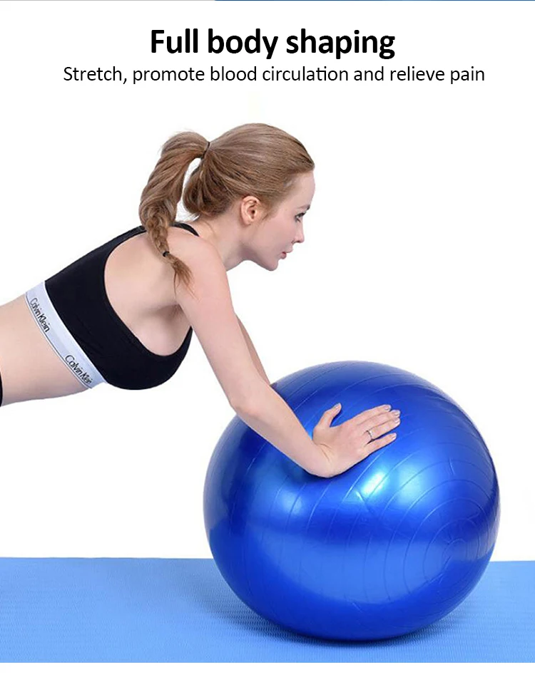 Fitness Gym Fit Ball - Multicolor PVC Pilates Yoga Ball