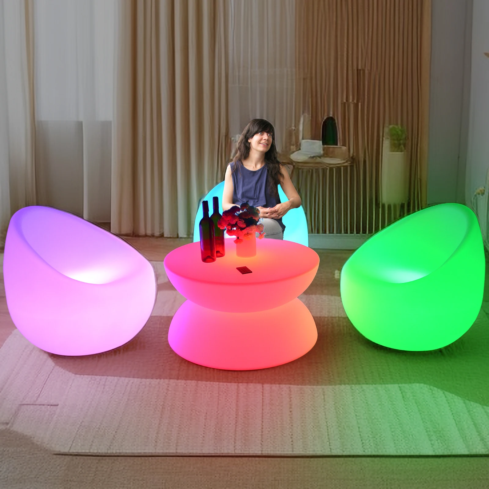 Light up Chairs - Stylish & Functional LED Stool Chairs