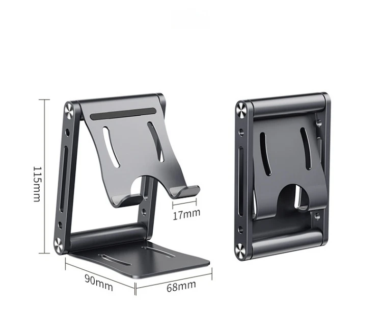 Adjustable Height Aluminum Alloy Metal Support Telephone Stand Mobile ...