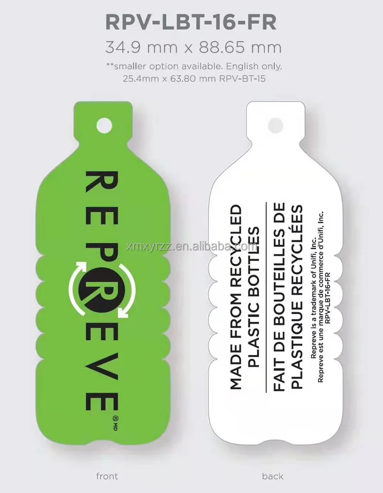 Eco-friendly T Shirt Clothing 100% Rpet Repreve Recycle Polyester Weft ...