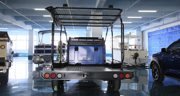 Extendable Huge Store Space Camping Trailer Tool Box