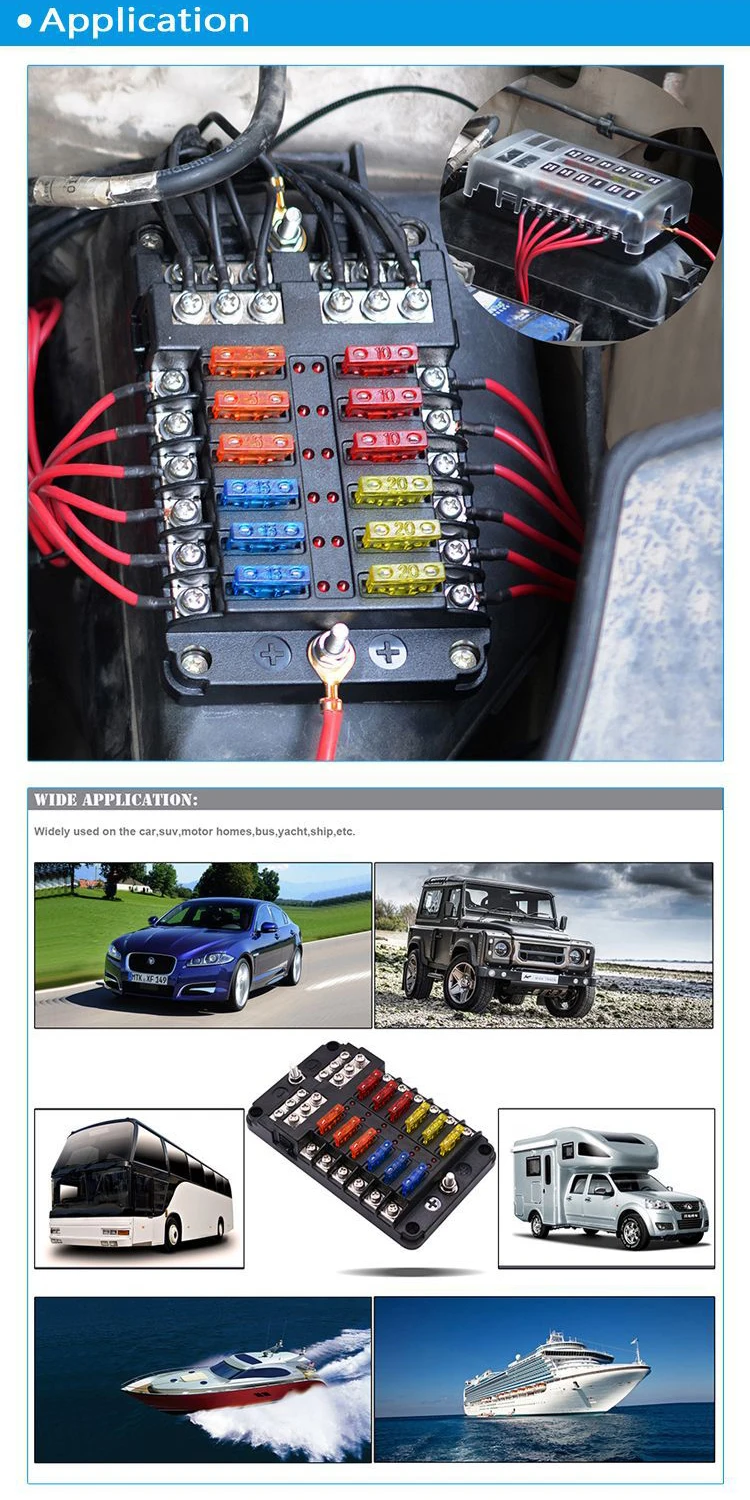 Car Fuse Box Multi-channel Fuse Box Relay Box Car Fuse Holder - Buy Car ...