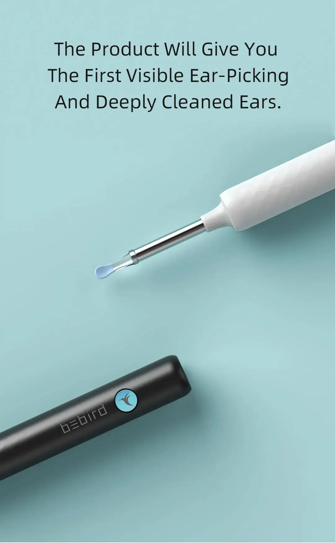 Camera Endoscopic Visual Ear Cleaner Otoscope Ear Pick Wireless ...