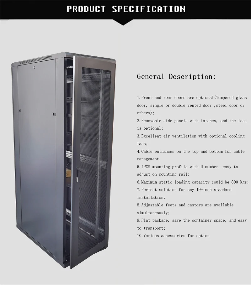 42u Rack Server Cabinet Server Rack Cabinet With Wheels Server Cabinet 42u - Buy 42u Rack Server ...