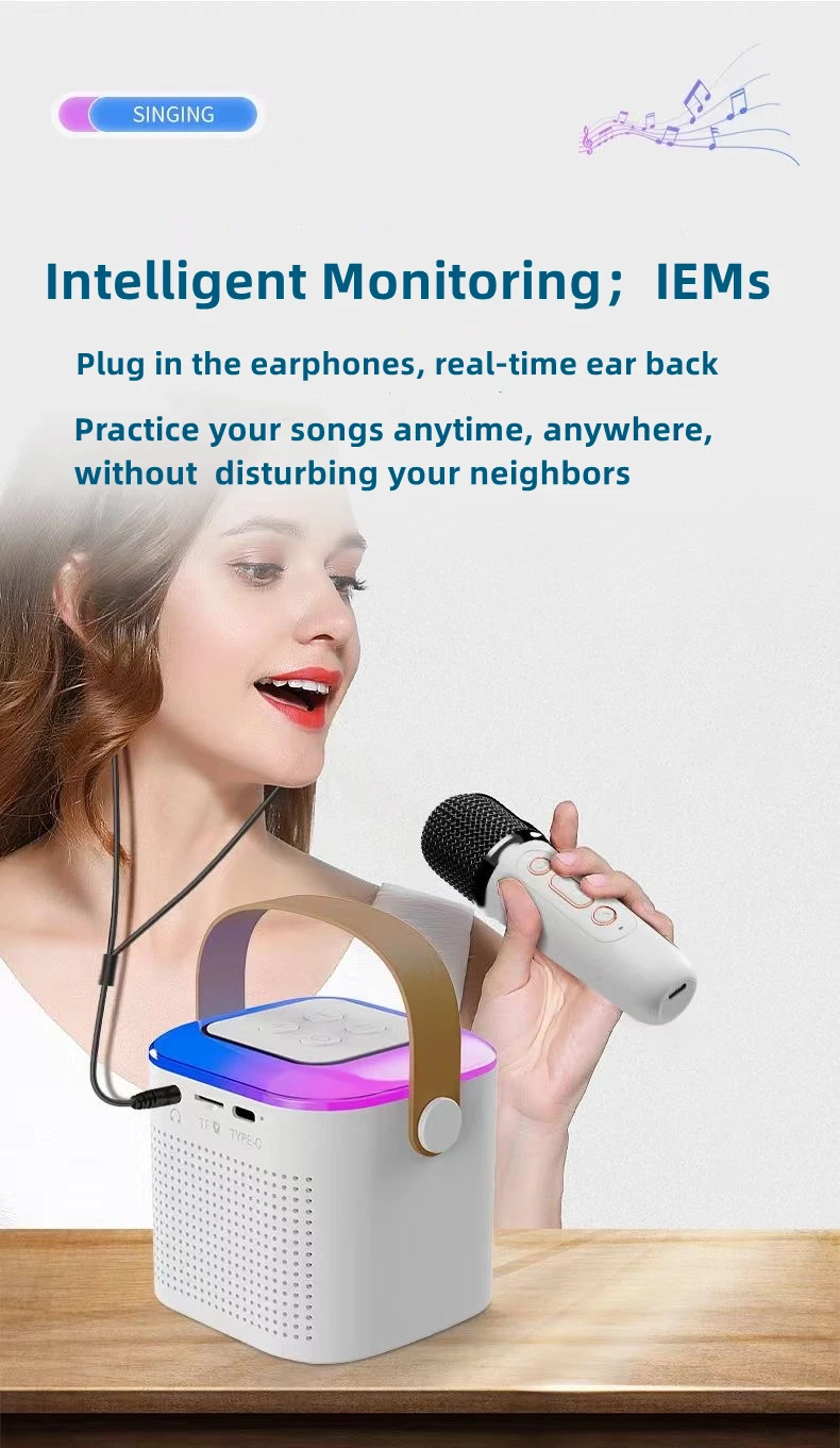 HIFI BT Speaker With Mic Hom Mini Portable Speaker Outdoor Mini Party ...