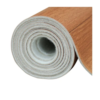 Treated Vinyl Pvc Floor Covering Sheet Parquet Surface Design Roll For ...