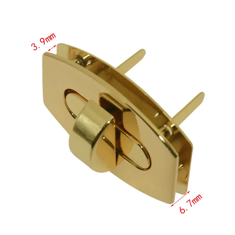 Gold Twist Lock Luggage Hardware Accessories Handbag Insert Lock ...