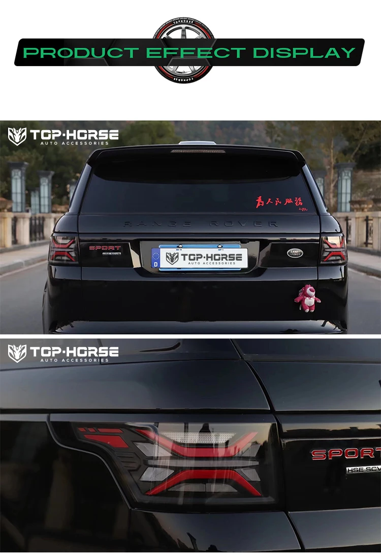Range Rove-r Sport L494 Dynamic Taillights Stop Lights LED Lamp Back ...