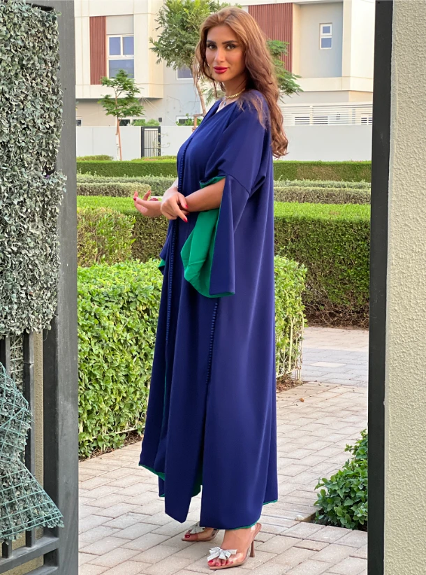 Custom Abaya 2024 Fashion Reversible Dubai Abaya Dress Islamic Clothing ...