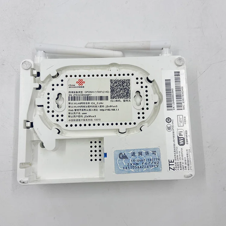 Cheapest Gpon Ont F677 Modem Router Wifi Ftth Ont Zte F677v2 F677 V9 ...