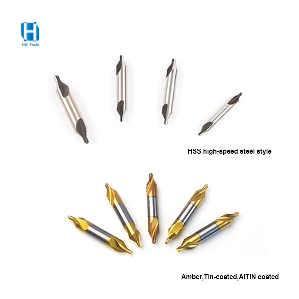 HSS Din333B Bright Finish 60 Degree Center Drill Bit for Drilling ...