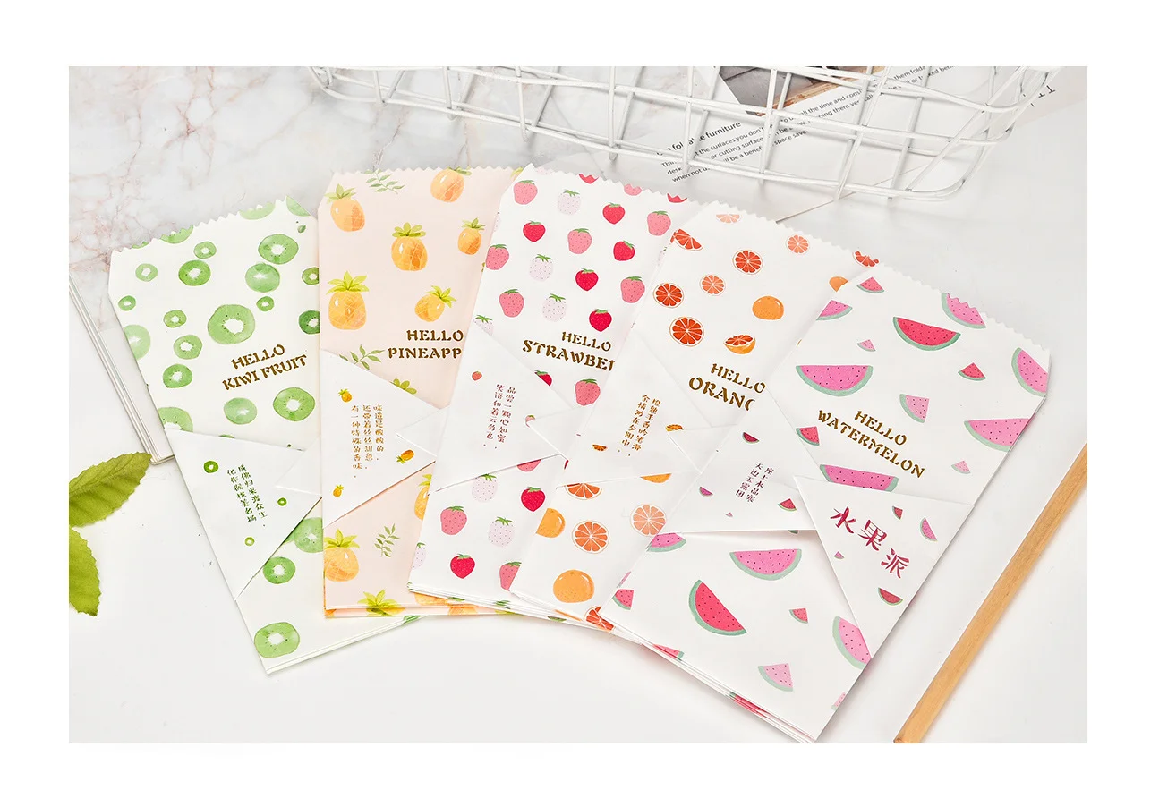 Cartoon Fruit Envelope Student Paper Envelope Cute Envelope Set - Buy ...