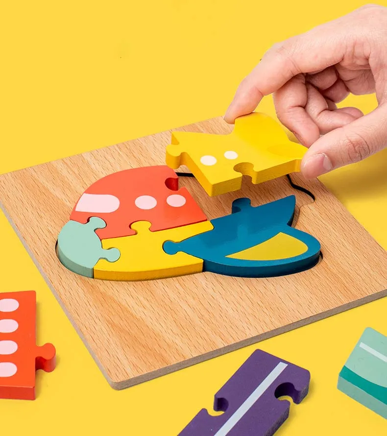 High Quality Wooden Puzzle Class Building Blocks For Children Childhood ...