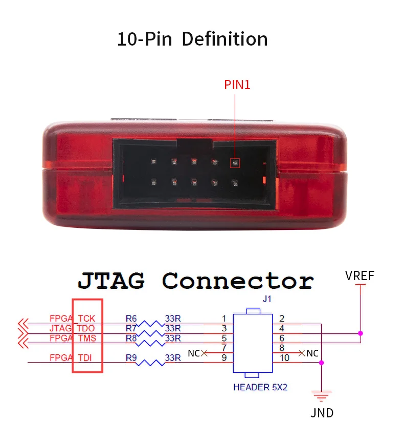 ALINX AL321 - USB Blaster for XILINX FPGA JTAG Program Download