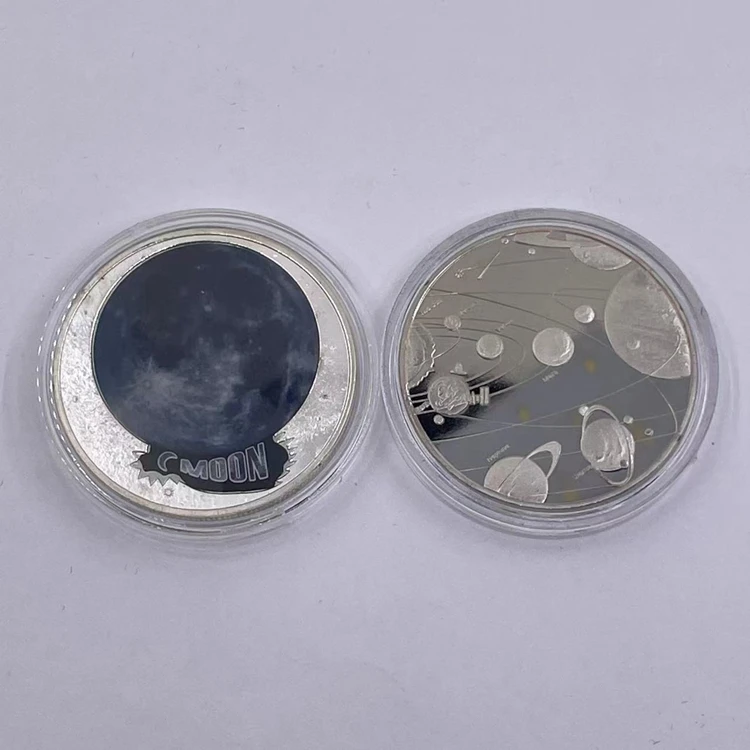 Metal Crafts Solar System Silver Coins - Custom Collectibles