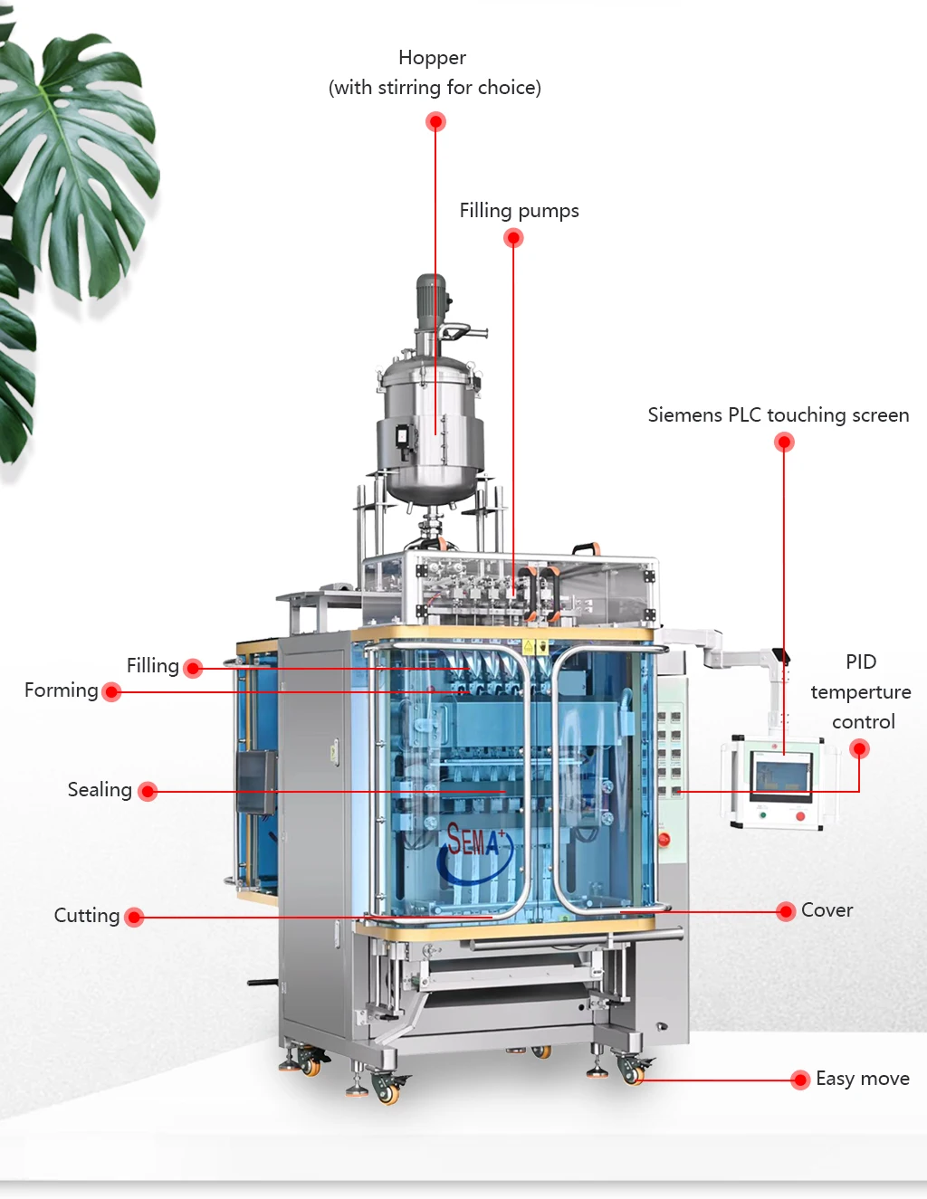 Automatic Liquid Small Stick Shaped Sachet Multi Lanes Liquid Sachet ...