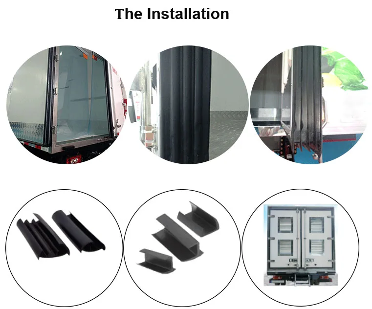 H Shape Refrigerated Van Truck Container Door Rubber Gasket Seal Strip ...