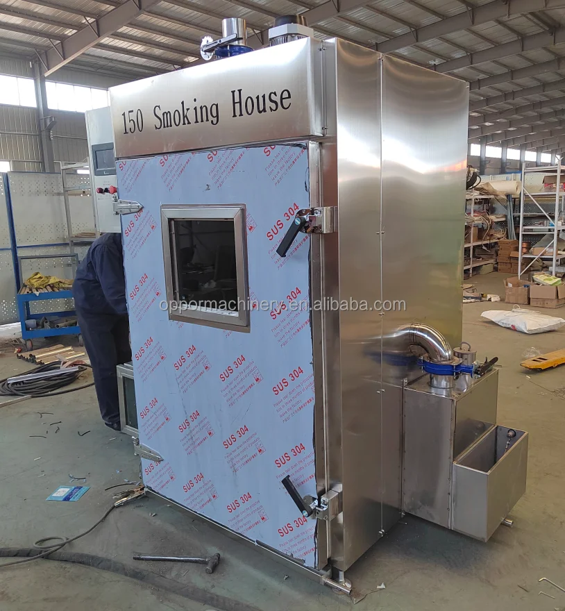 250 Kg Meat Sausage Steam Oven Machine Sausage Smoking Oven Automatic ...