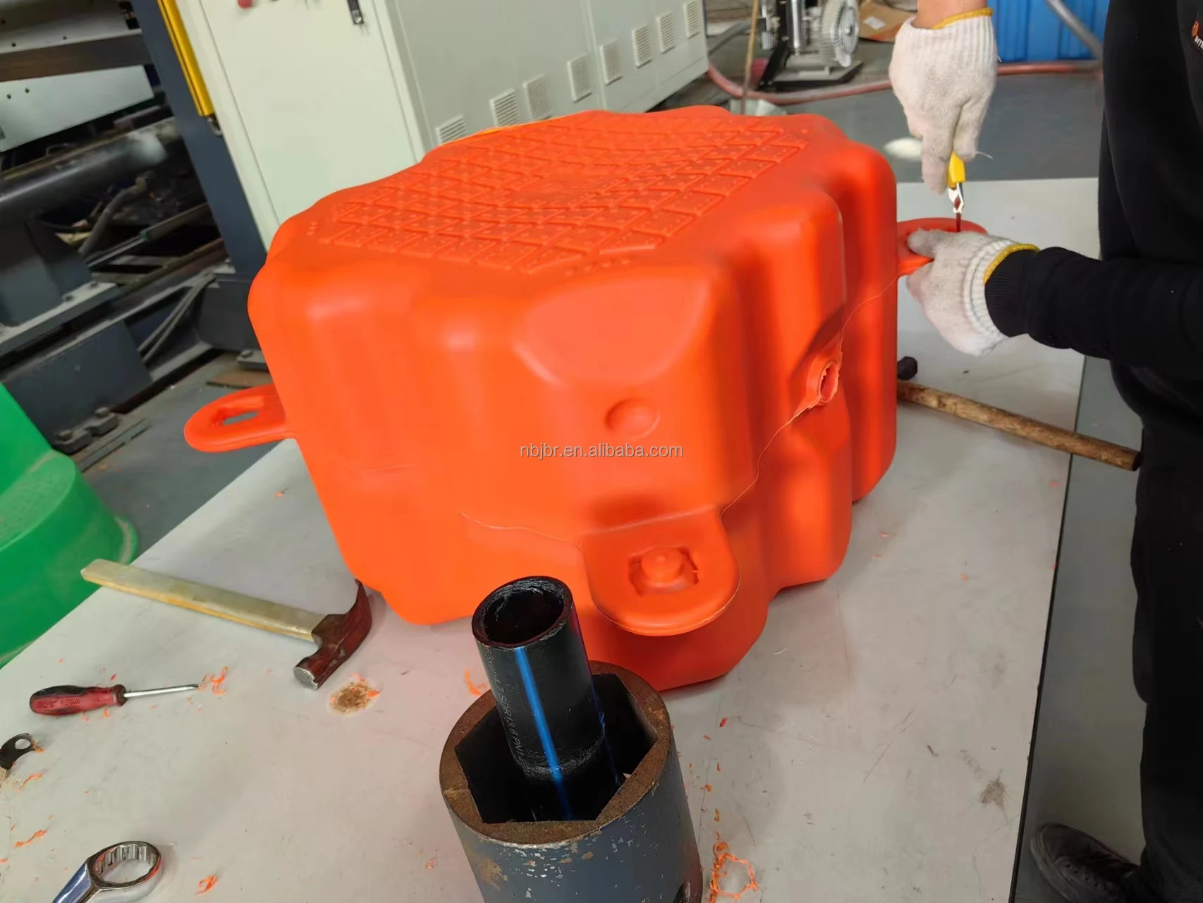 Jetski Floating Dock Cubes Plastic Modular Marine Dock Floats For Jet ...