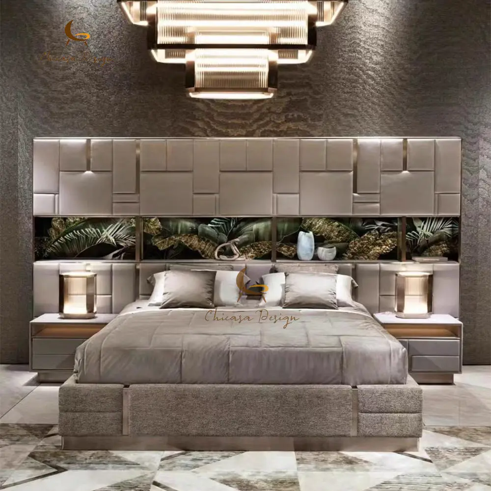Luxury Italian Bedroom Set - Modern Double Bed Designer Furniture