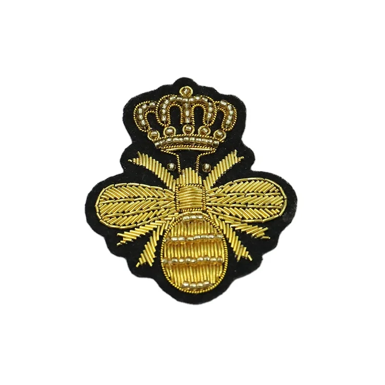 Wave King Crown Embroidered Patch Royal Crown Embroidery Iron on ...