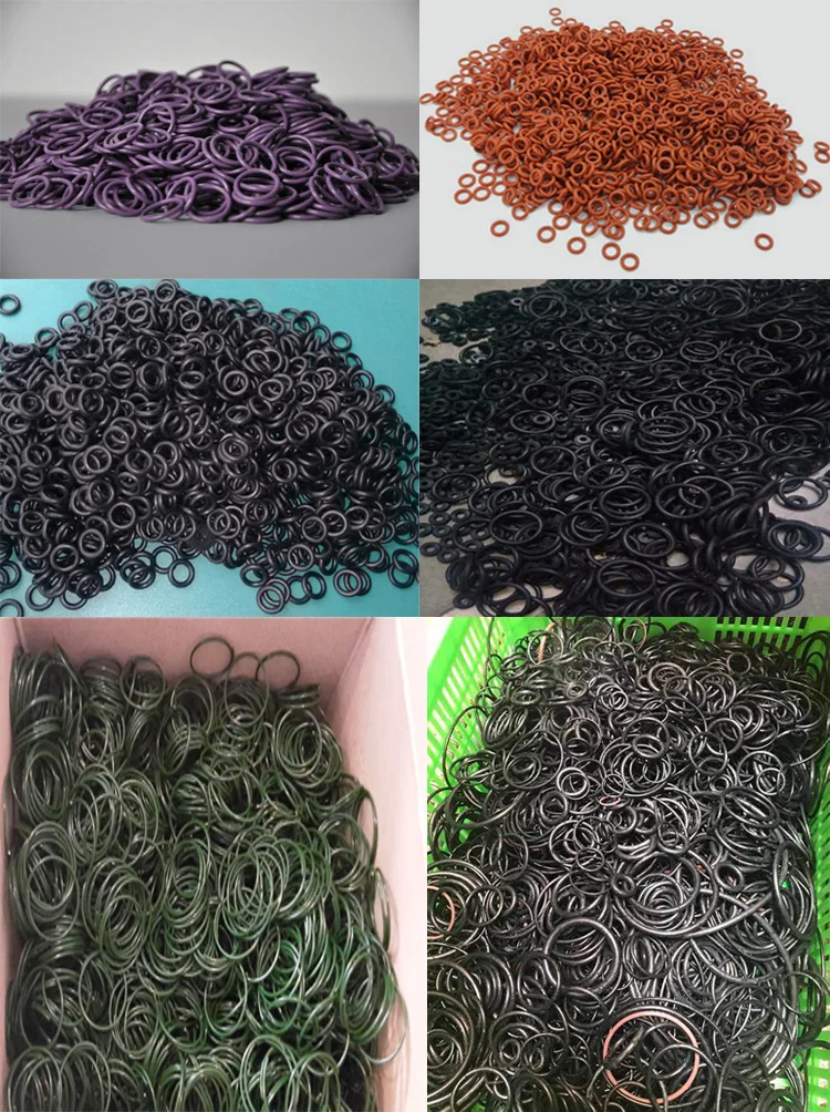 Custom Size And Color Nbr Epdm Rubber Oring Seal Fkm Fpm O-ring Flat ...