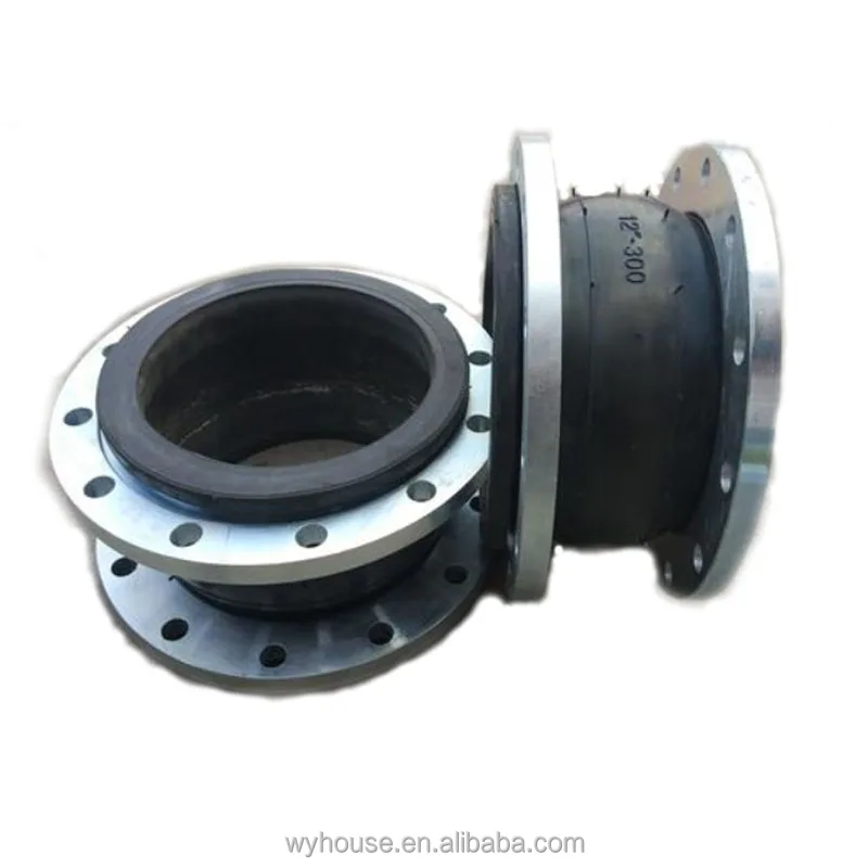 Accesorios de tubería industrial con bridas estándar DIN Junta de expansión de goma flexible ...