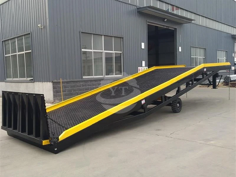 Height Adjustable Mobile Loading Dock Ramp Trailer Container Ramp ...