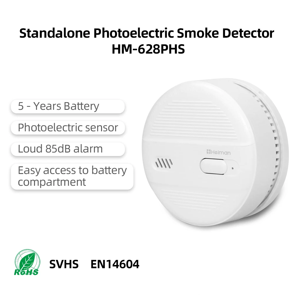 Hot Sales Photoelectric Standalone Fire Smoke Detector Alarm ...