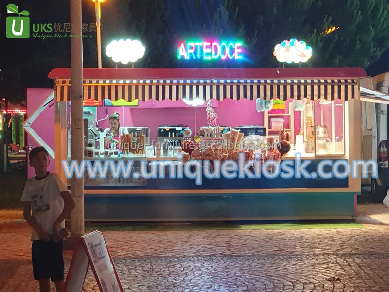 Outdoor Food Display Kiosk Outdoor Snack Booth Design Outdoor Juice ...