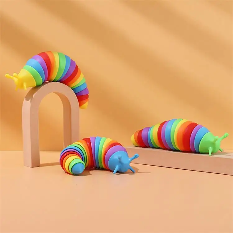 Kids Autism Sensory Anime Fidget Stress Toy Sensory Slug Fidget Toys ...