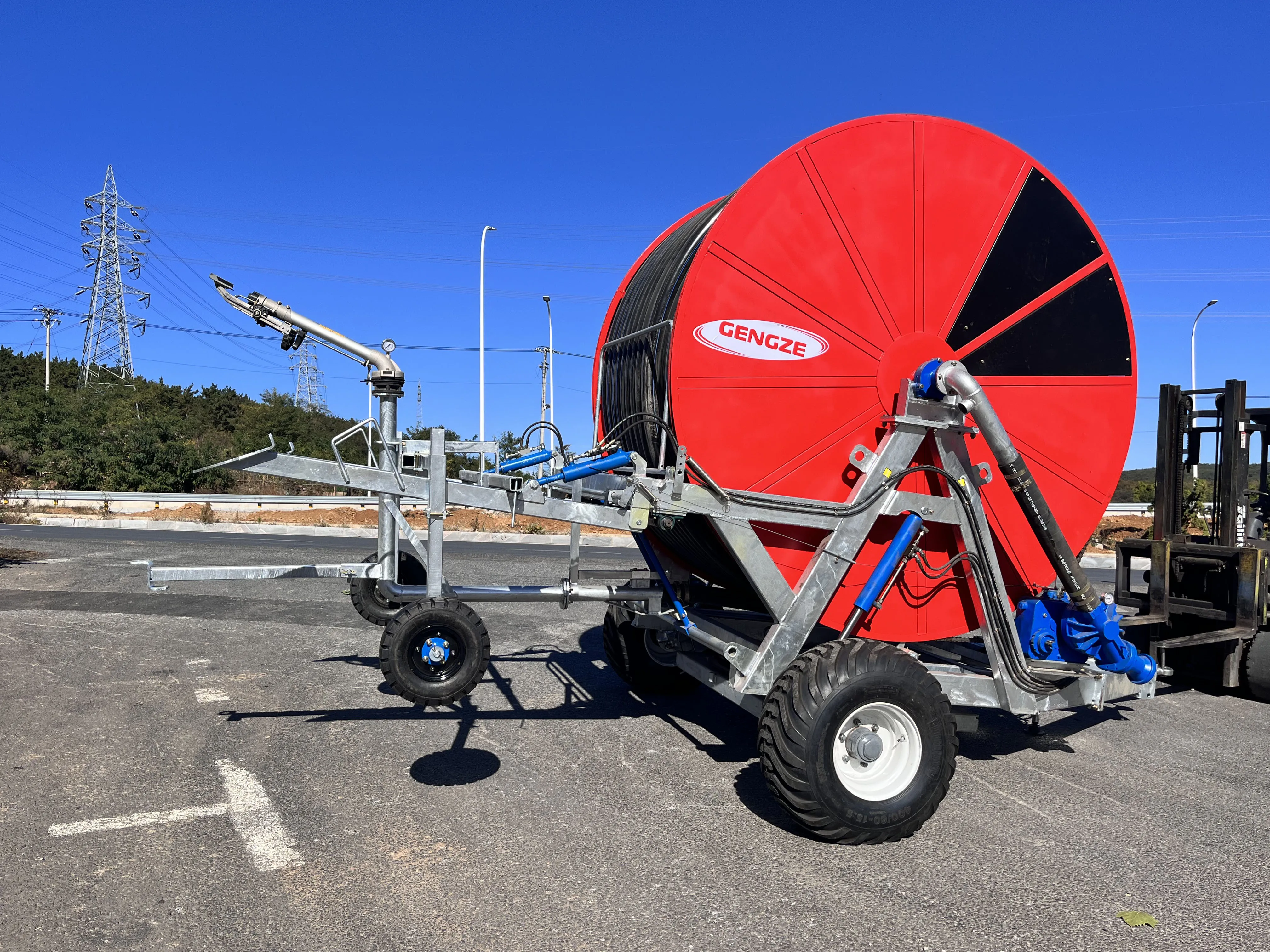 High Efficiency Irrigation System - GENGZE Traveling Water Wheel