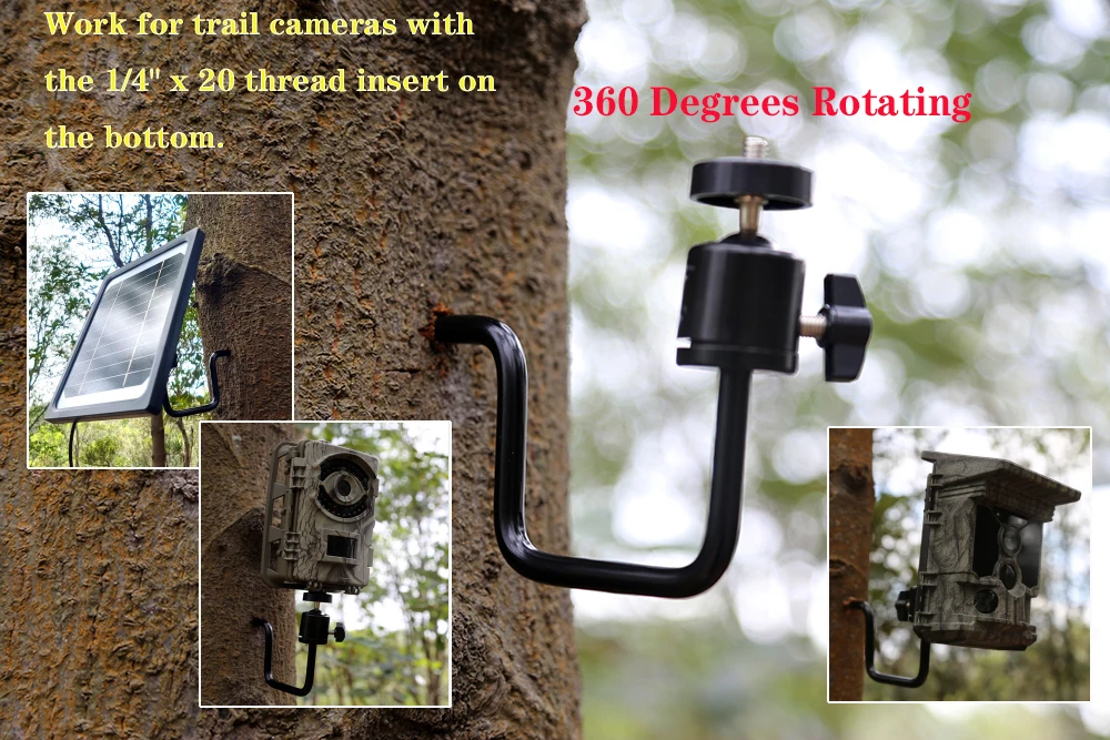 Trail Camera Tree Mounting Quick Mount Hunting Camera Tree Holder With ...
