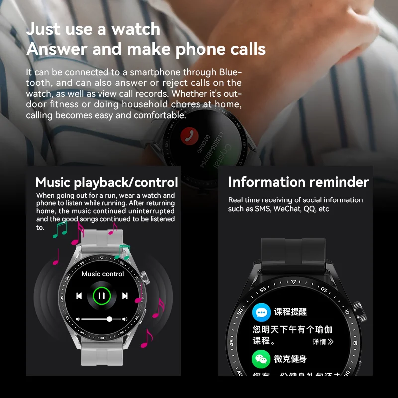 2024 Amax 3 Pro Smartwatches 1.52-inch Hd Screen Round Display Fashion ...