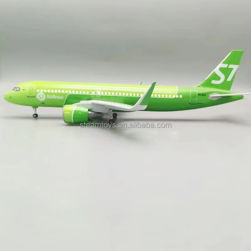 18.5'' 47cm Resin Plane Model S7 Airlines Oao Russia Airways A320 Resin ...
