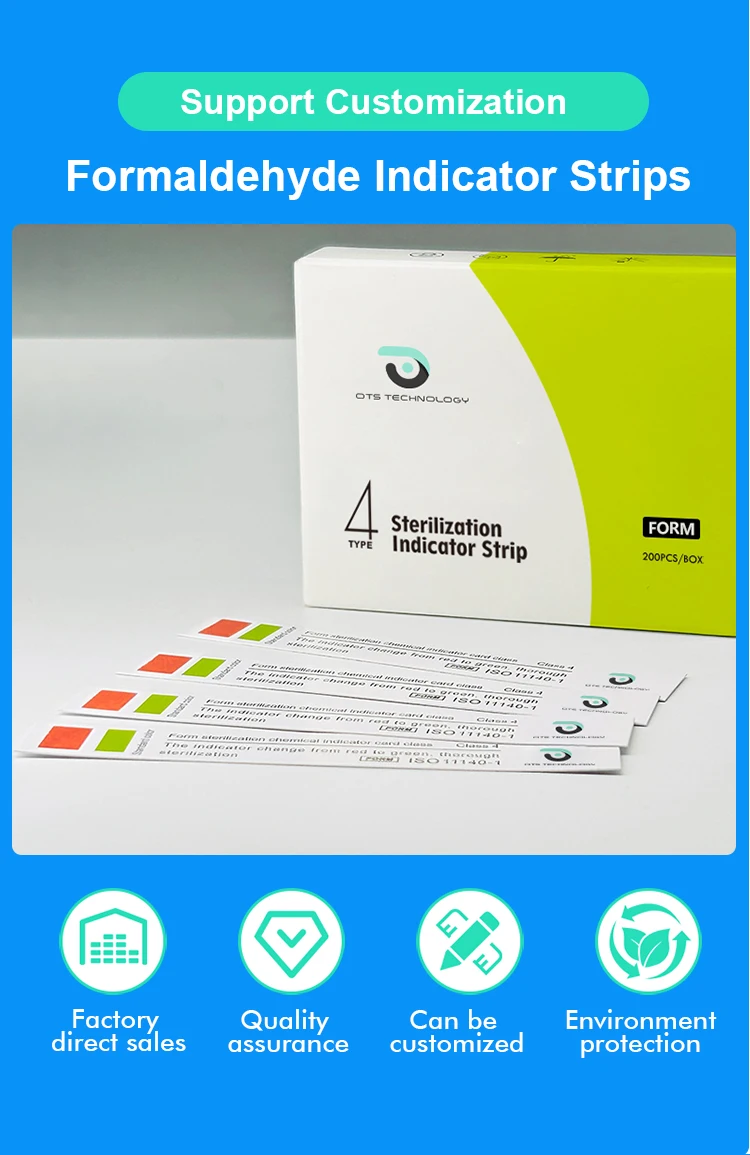 Wholesale Chemical Form Sterilization Monitoring Indicator Card Medical ...