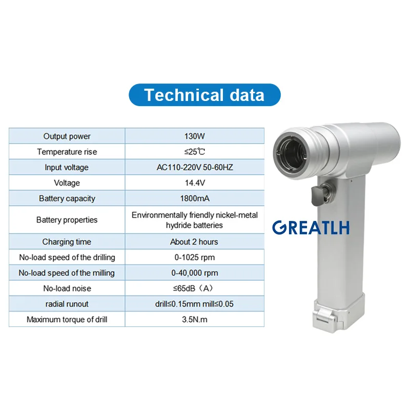 Alibaba.com: 240W Orthopedic Surgery Drill, Craniotomy Drill Mill ...