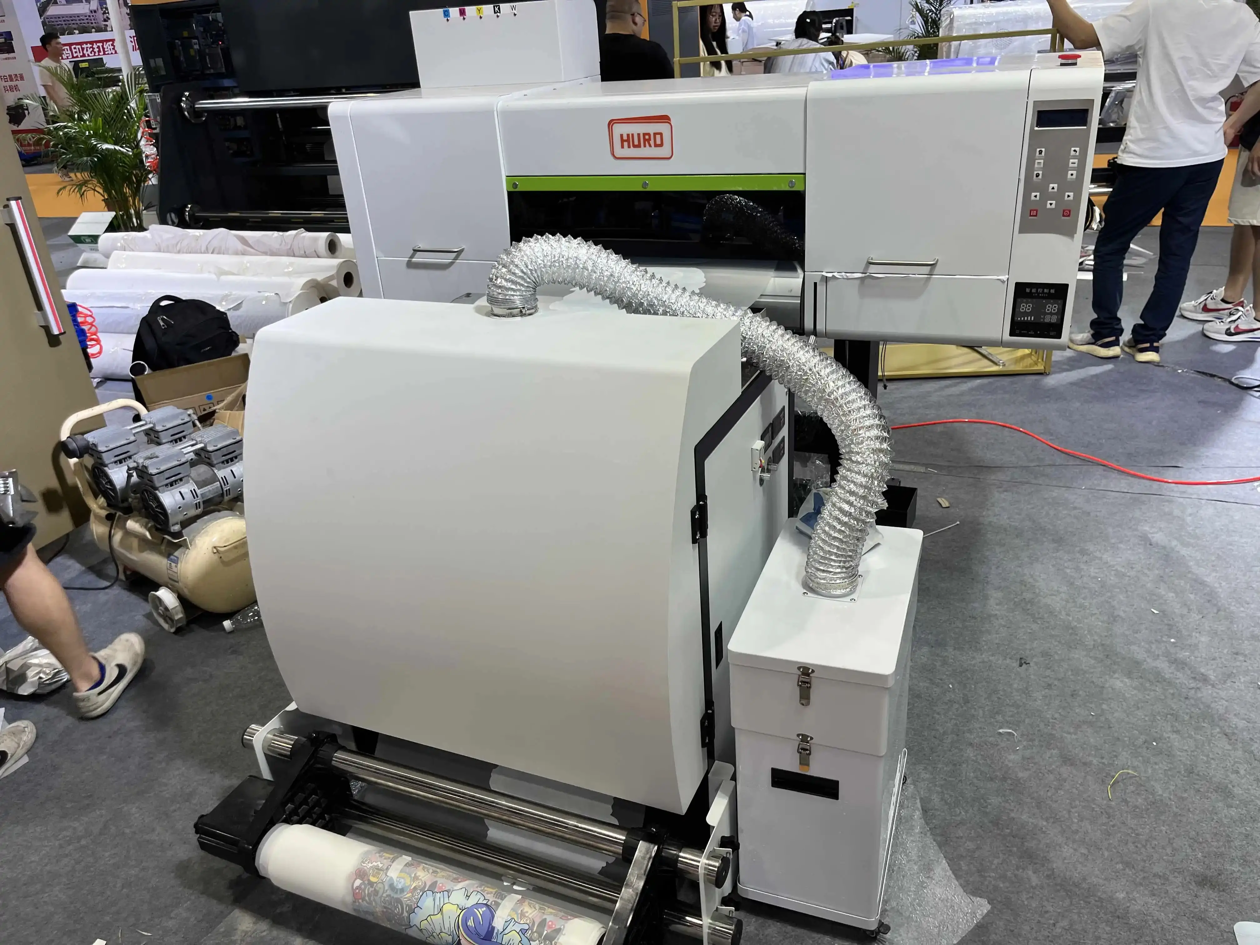 3ALPS A3 60cm 4-Head DTF Printer with Automatic Powder Shaking Machine ...