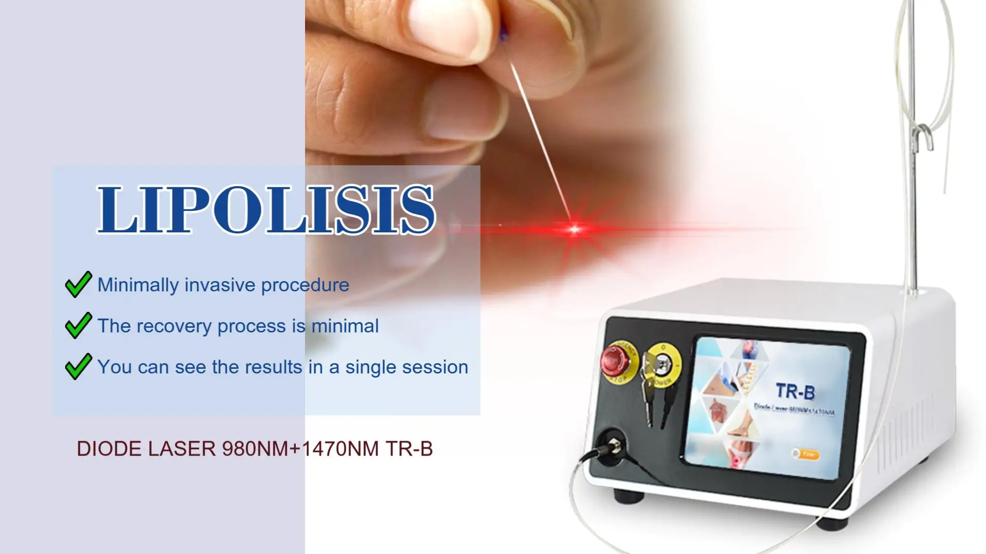 Face Lift Laser Portable Laser 980 1470nm Laser Device Lipolysis ...