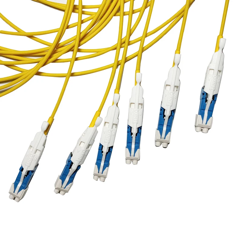 CS UPC -LC UPC Uniboot Duplex 9/125 Singlemode Fiber Optic Patch Cable
