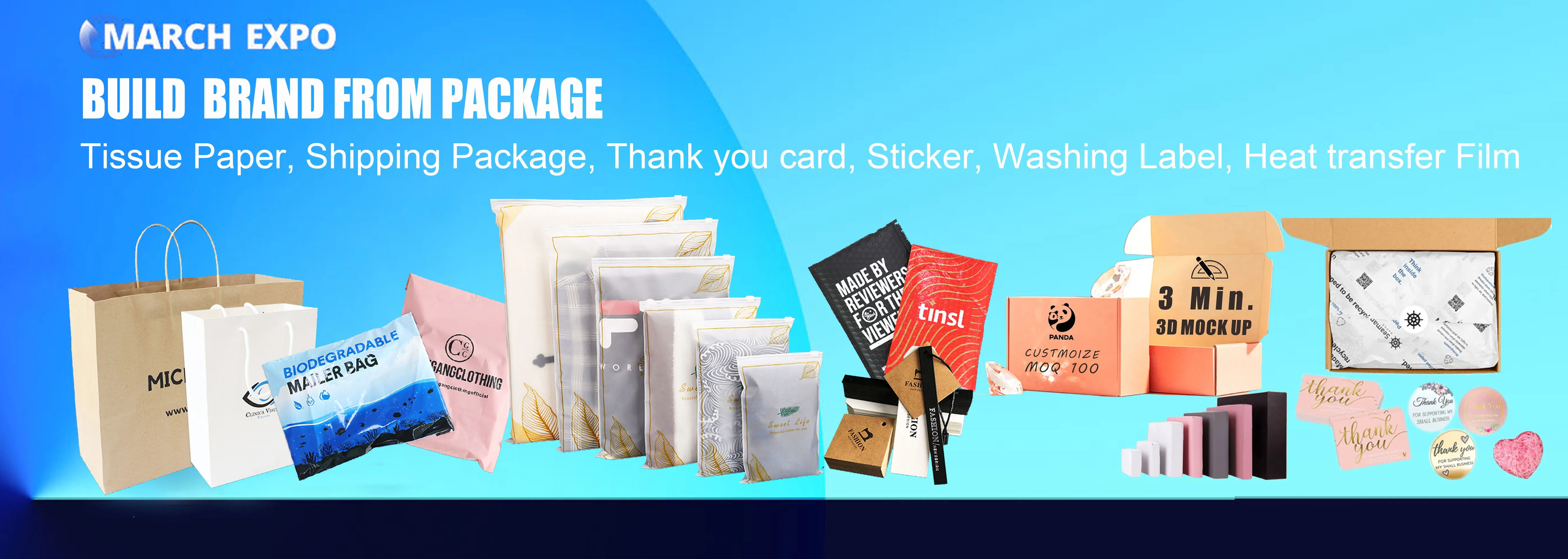 Custom Printed Small Business Tissue Paper Stamper Sticker Gift Bags ...