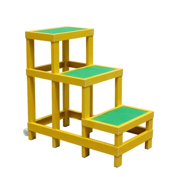 Portable Frp Insulated Extension Combination 3 Step Ladder Folding Step ...