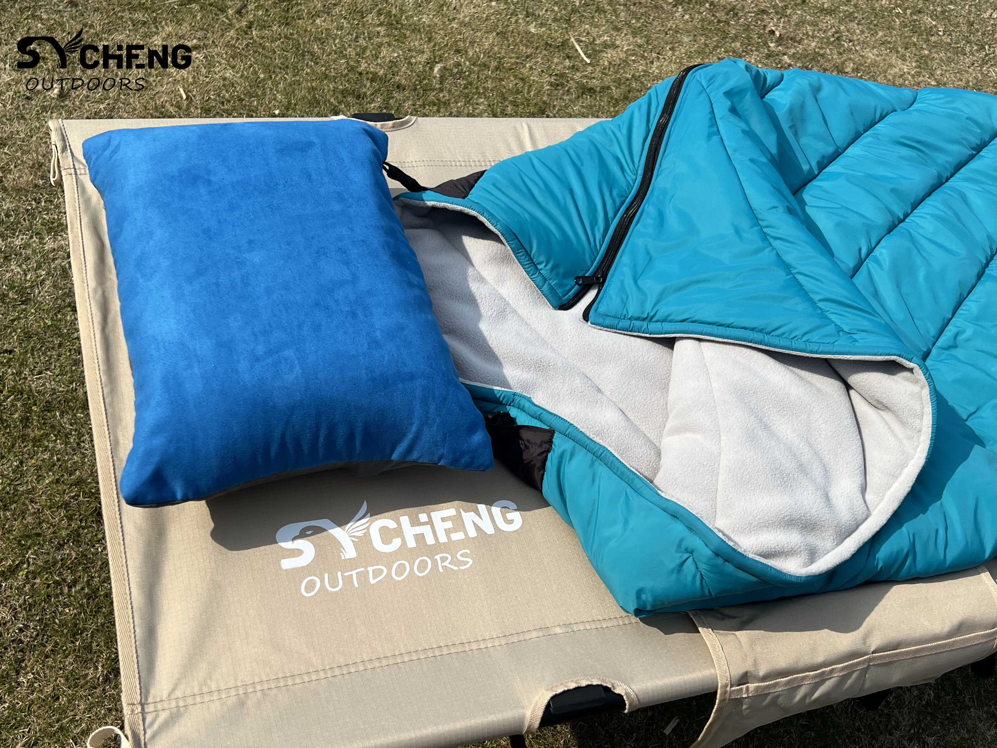 2023 New Design Multifunctional Travel Puffy Blanket Outdoor Camping ...