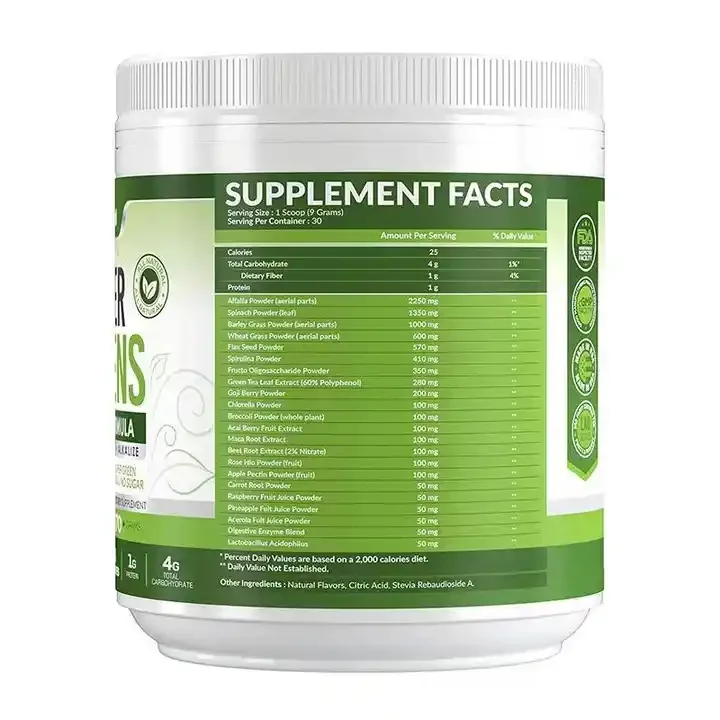 Super Greens Powder - Adaptogen Whole Foods Multivitamin