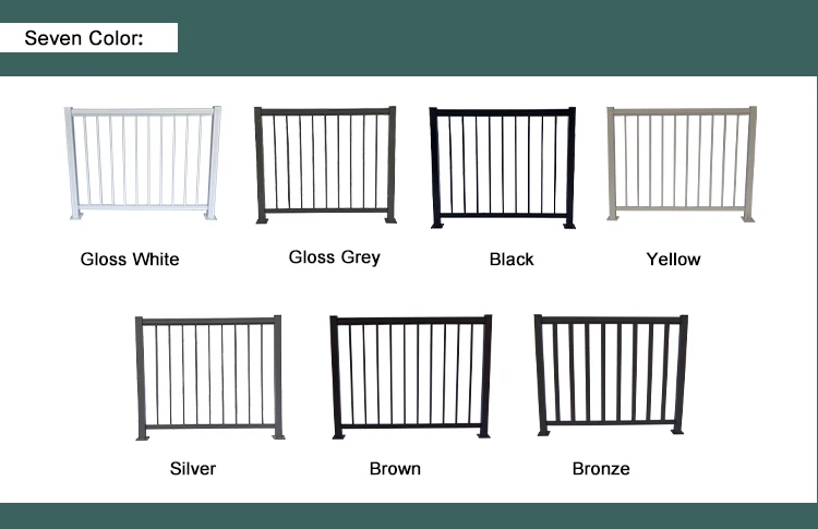 Custom Security System Aluminum Balcony Railing Balustrade Stair ...