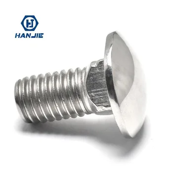 Din603 Steel Thread Coach Bolt Ss304 M4 M6 M8 Hardware Design High ...