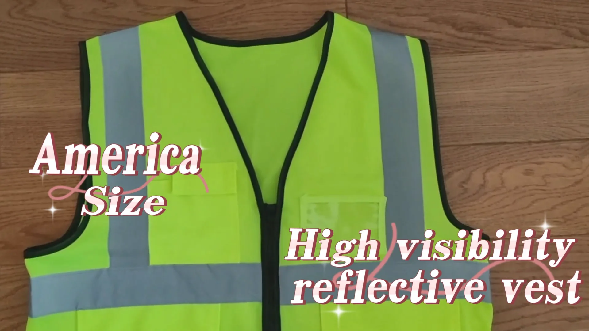 Custom Logo Hi Vi Reflective Road Safety Vest Construction Work High ...
