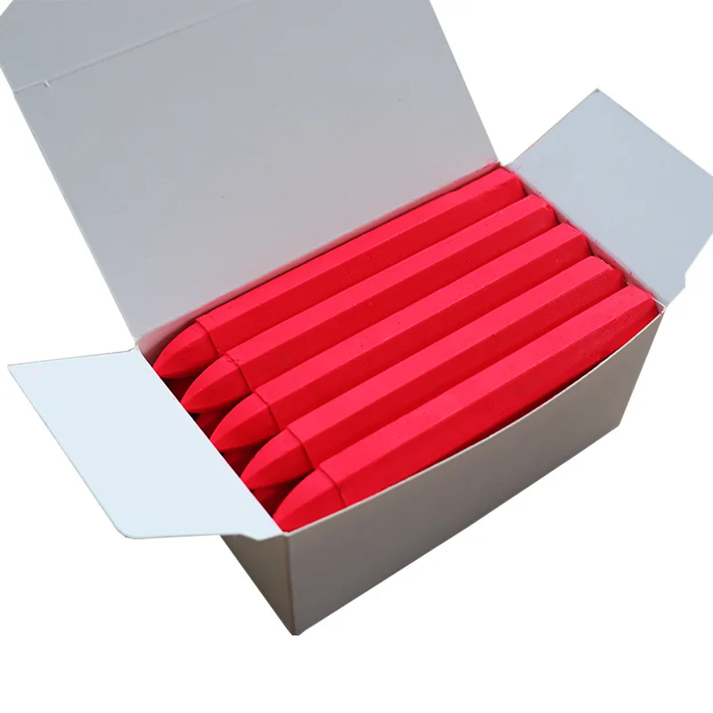 Red Color Fluorescent Industrial Medical Crayon for Lumber