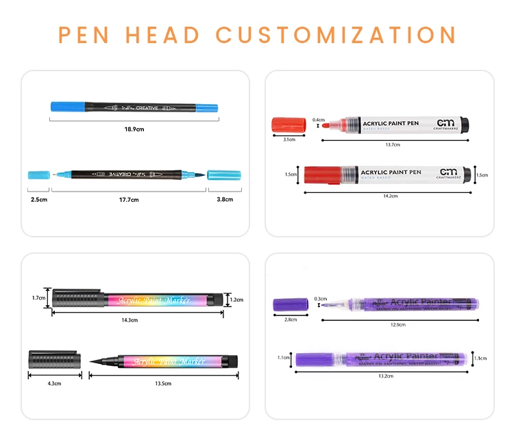 Selectable Professional 24-80 Colors In Stock Double Tip Art Coloring ...