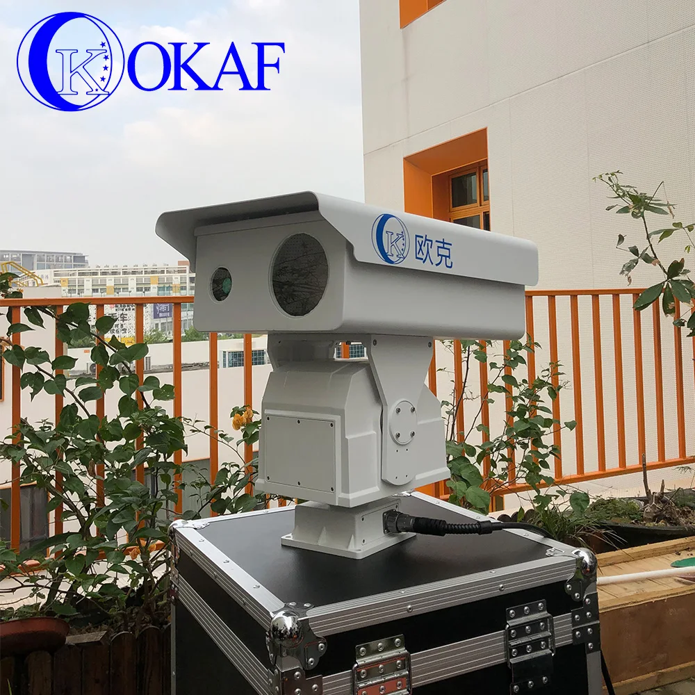 4KM Long Range Thermal Imaging Laser Camera Automatic Cctv IP PTZ ...